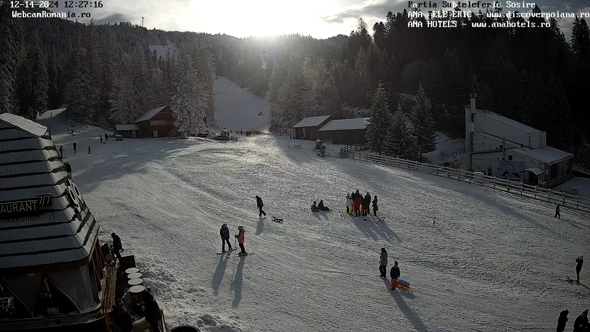 Webcam Partia SubTeleferic Poiana Brasov - Camere live partii