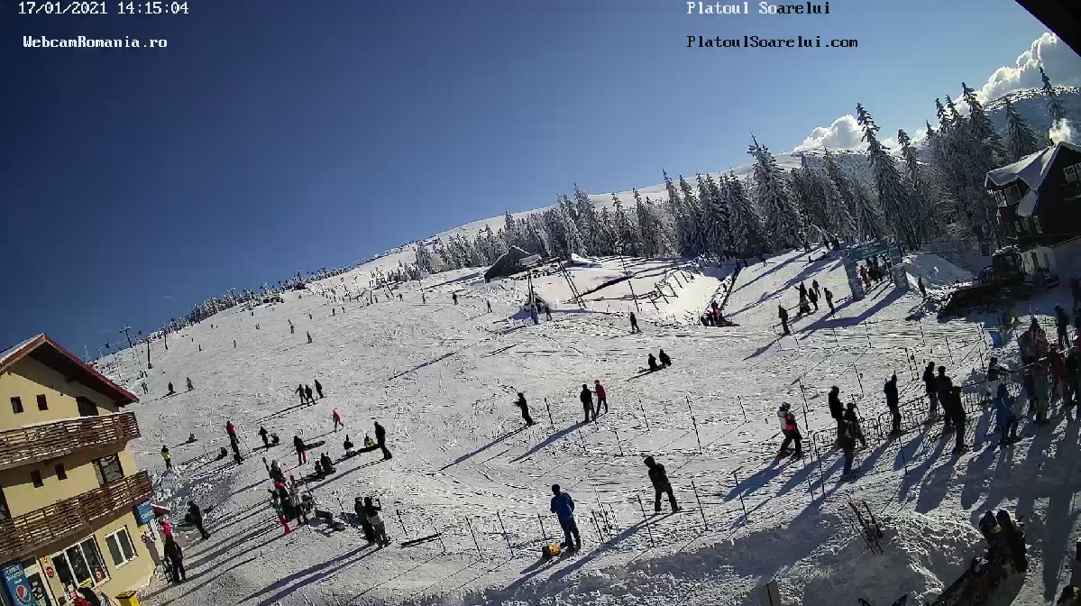 Webcam Partia Platoul Soarelui - Imagini live din Straja