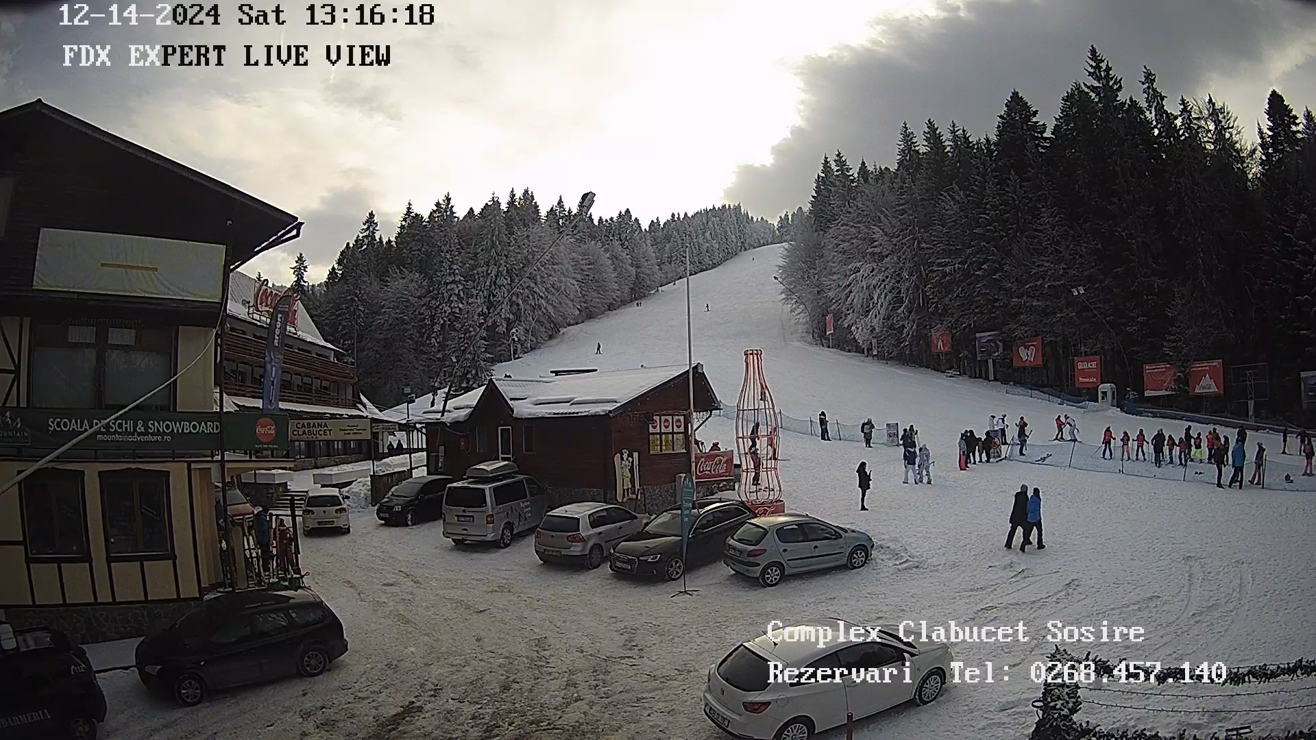 Webcam Partia Clabucet live - Camere live partii de schi Predeal