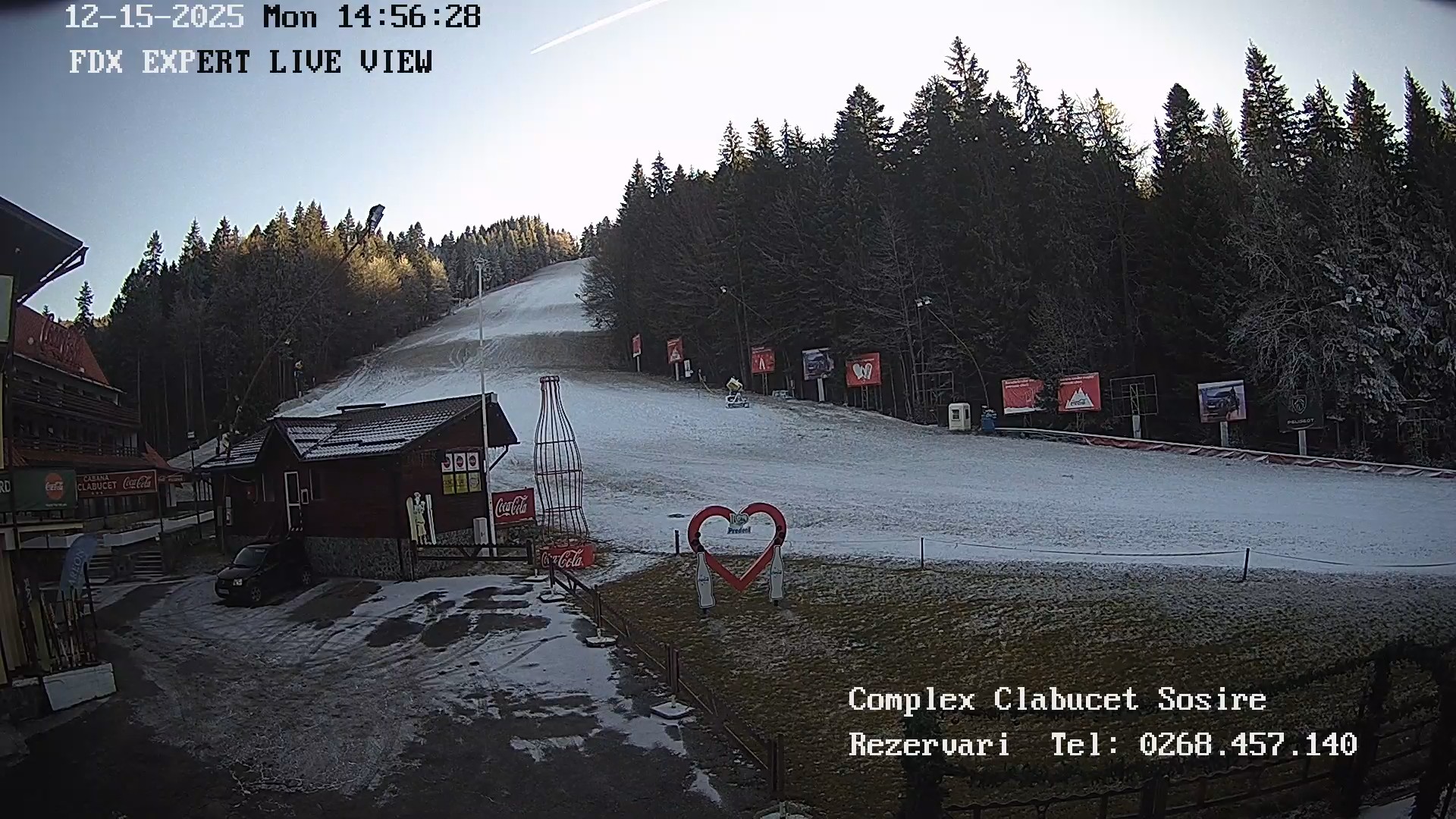 Webcam Partia Clabucet live - Camere live partii de schi Predeal
