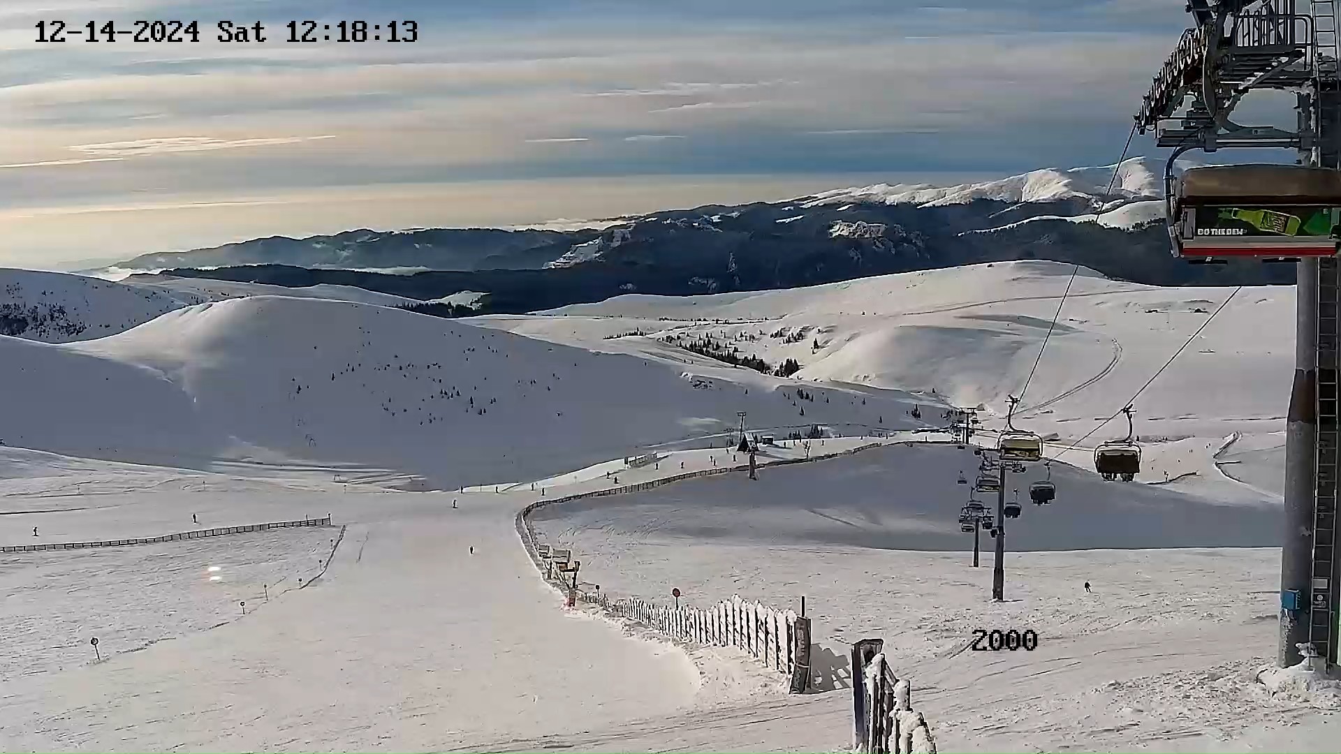 Webcam Sinaia Cota 2000 live - Camere live partii de schi Sinaia