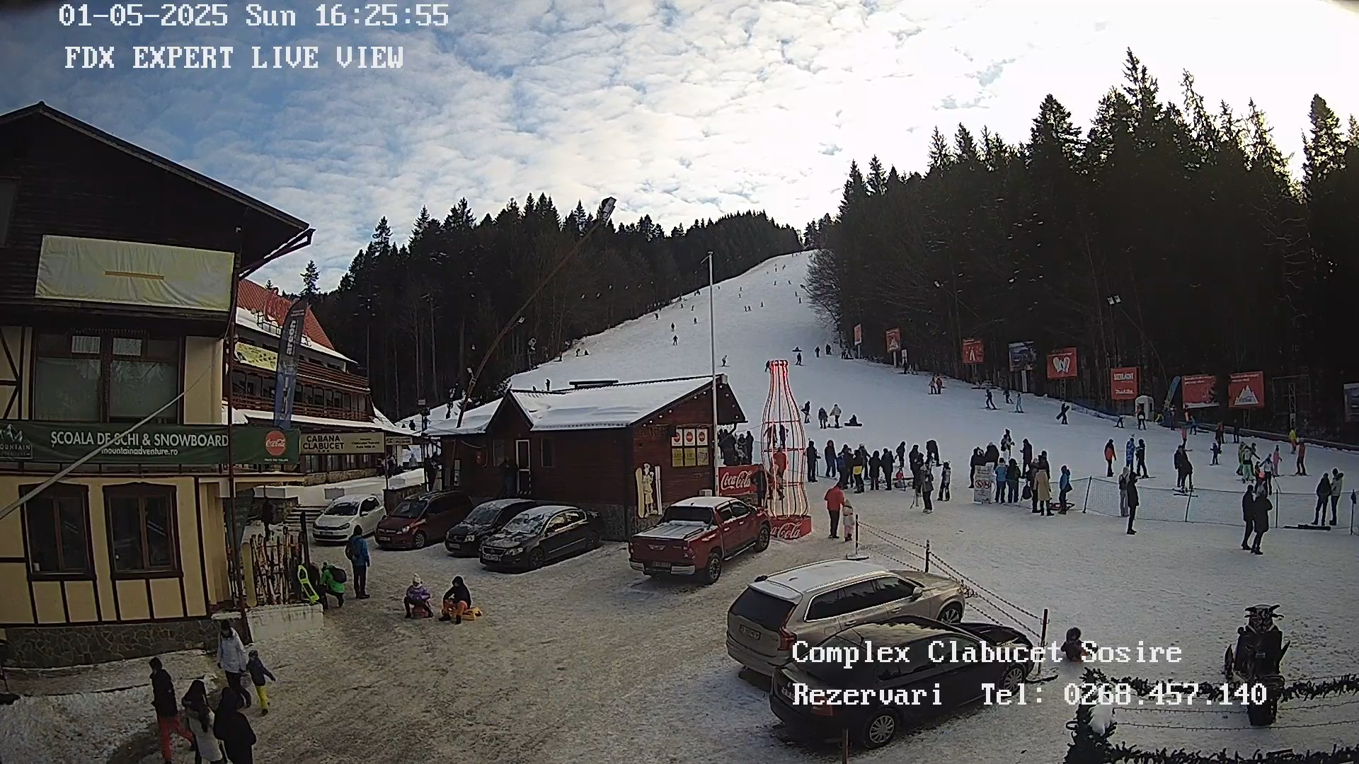 Webcam Partia Clabucet live - Camere live partii de schi Predeal