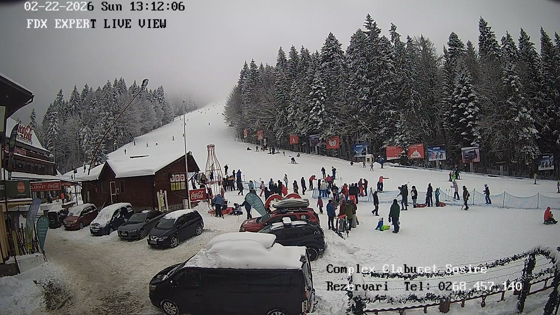 Webcam Partia Clabucet live - Camere live partii de schi Predeal