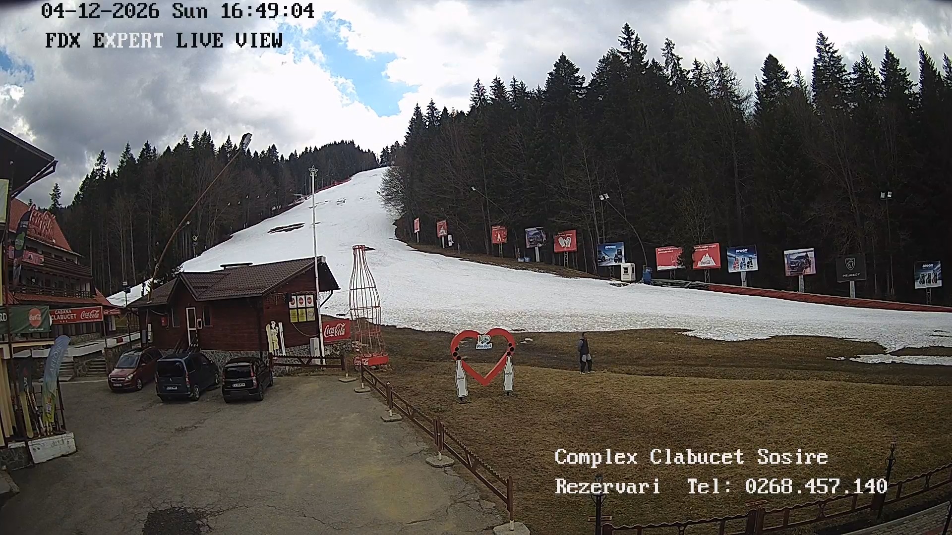Webcam Partia Clabucet live - Camere live partii de schi Predeal
