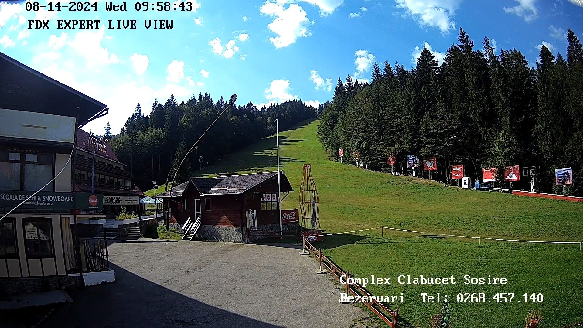 Webcam Partia Clabucet live - Camere live partii de schi Predeal