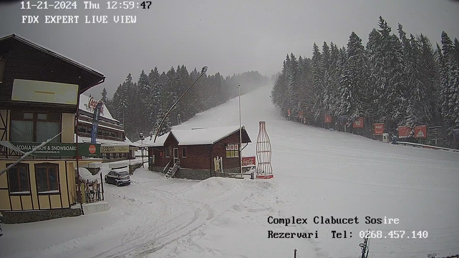 Webcam Partia Clabucet live - Camere live partii de schi Predeal