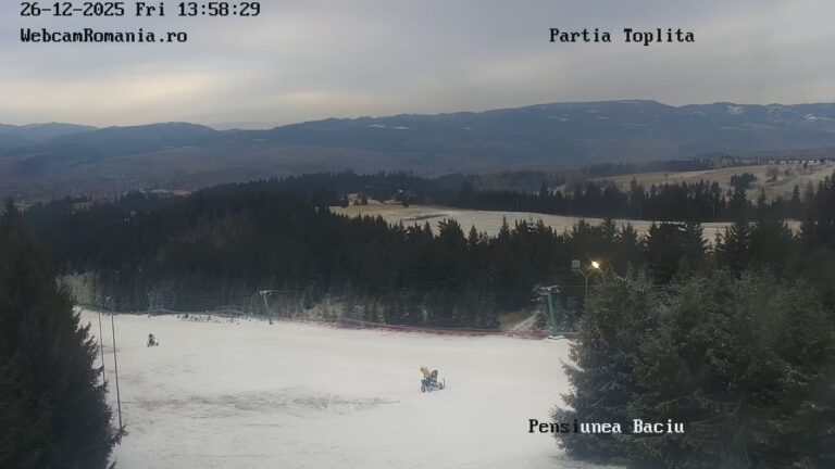 Webcam Sinaia cota 1400 live - Camere live partii de schi Sinaia