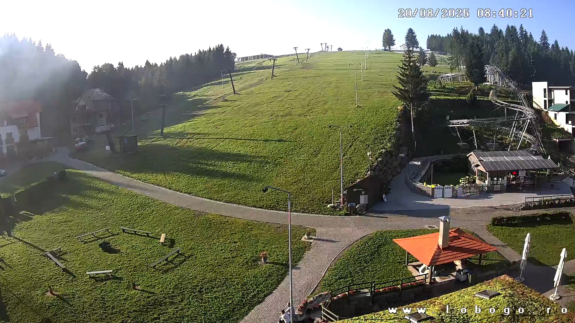 Webcam Pârtia Lobogo Băile Homorod - Live partia Lobogo