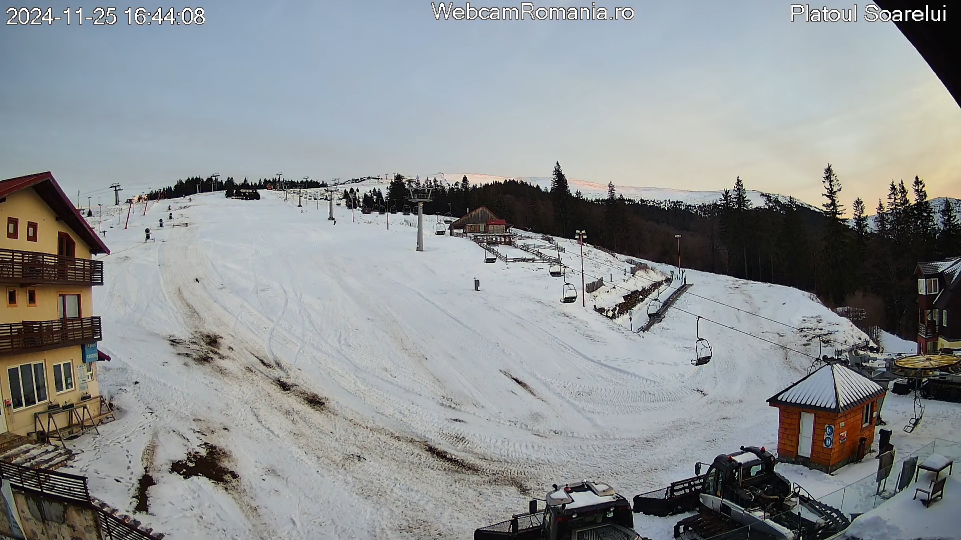 Webcam Partia Platoul Soarelui - Imagini live din Straja