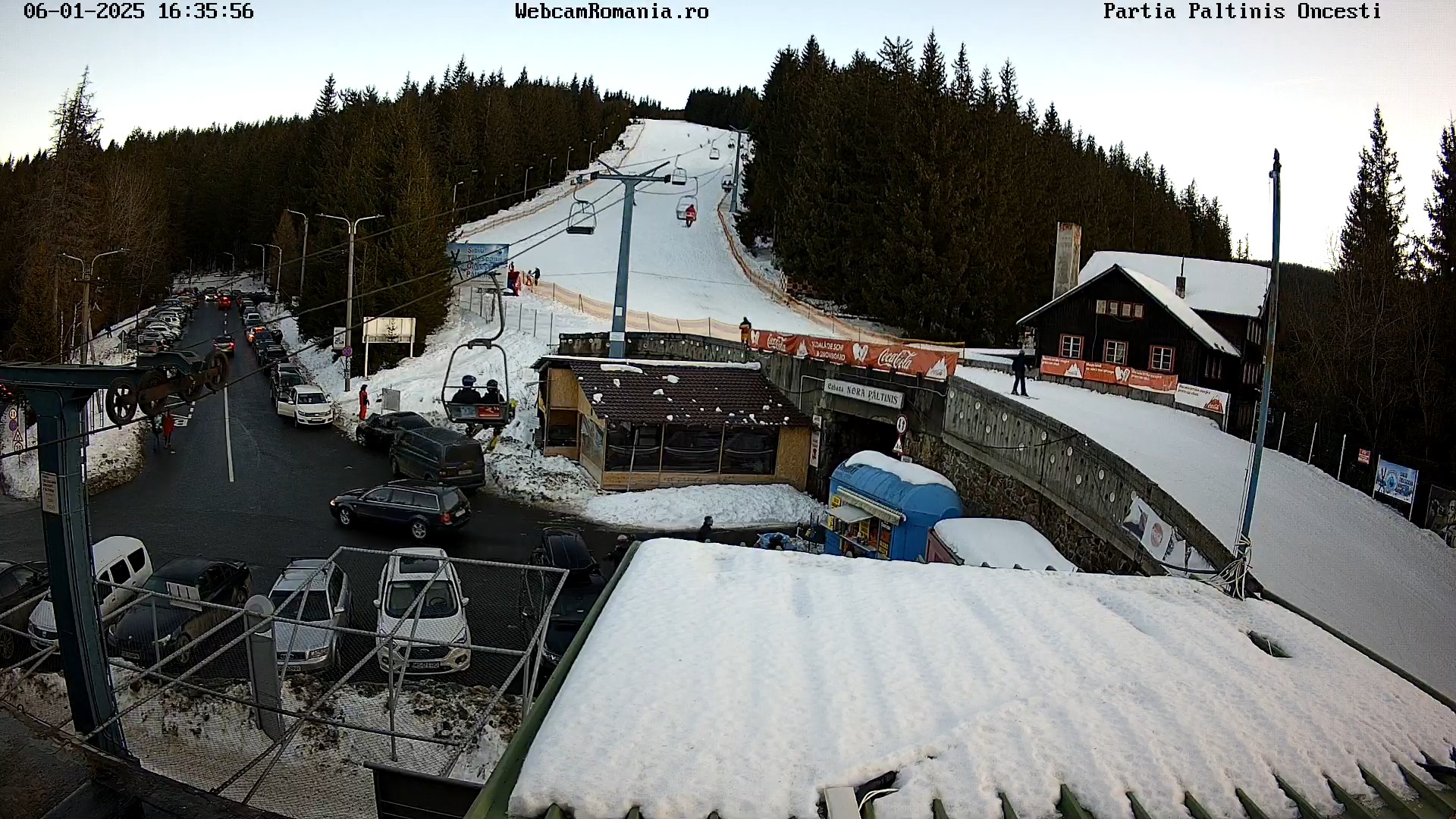Webcam Partia Telescaun Paltinis live - Camera live parti Paltinis