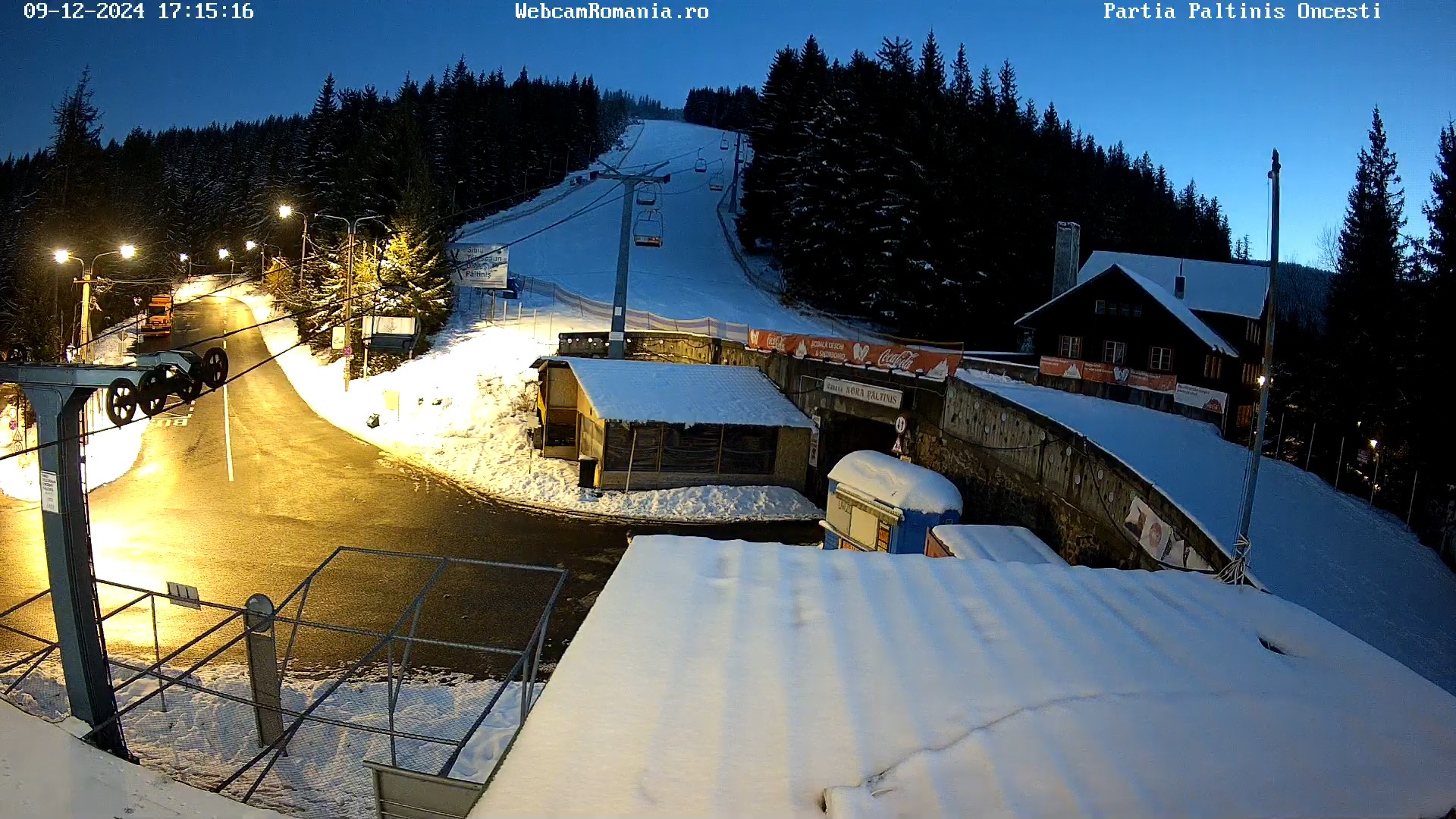 Webcam Partia Telescaun Paltinis live - Camera live parti Paltinis