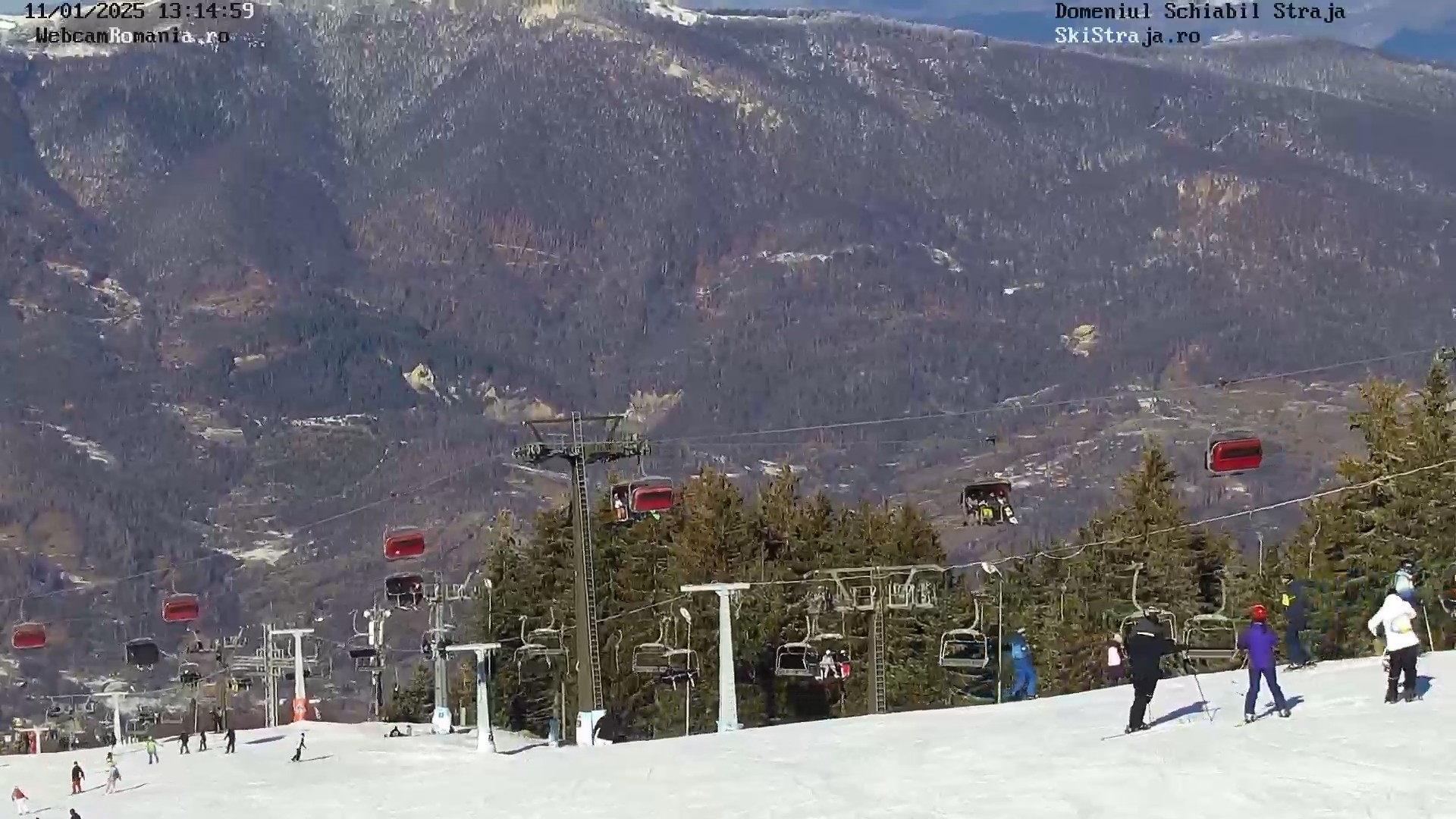 Webcam Partia Straja - Imagini Live din statiunea Straja