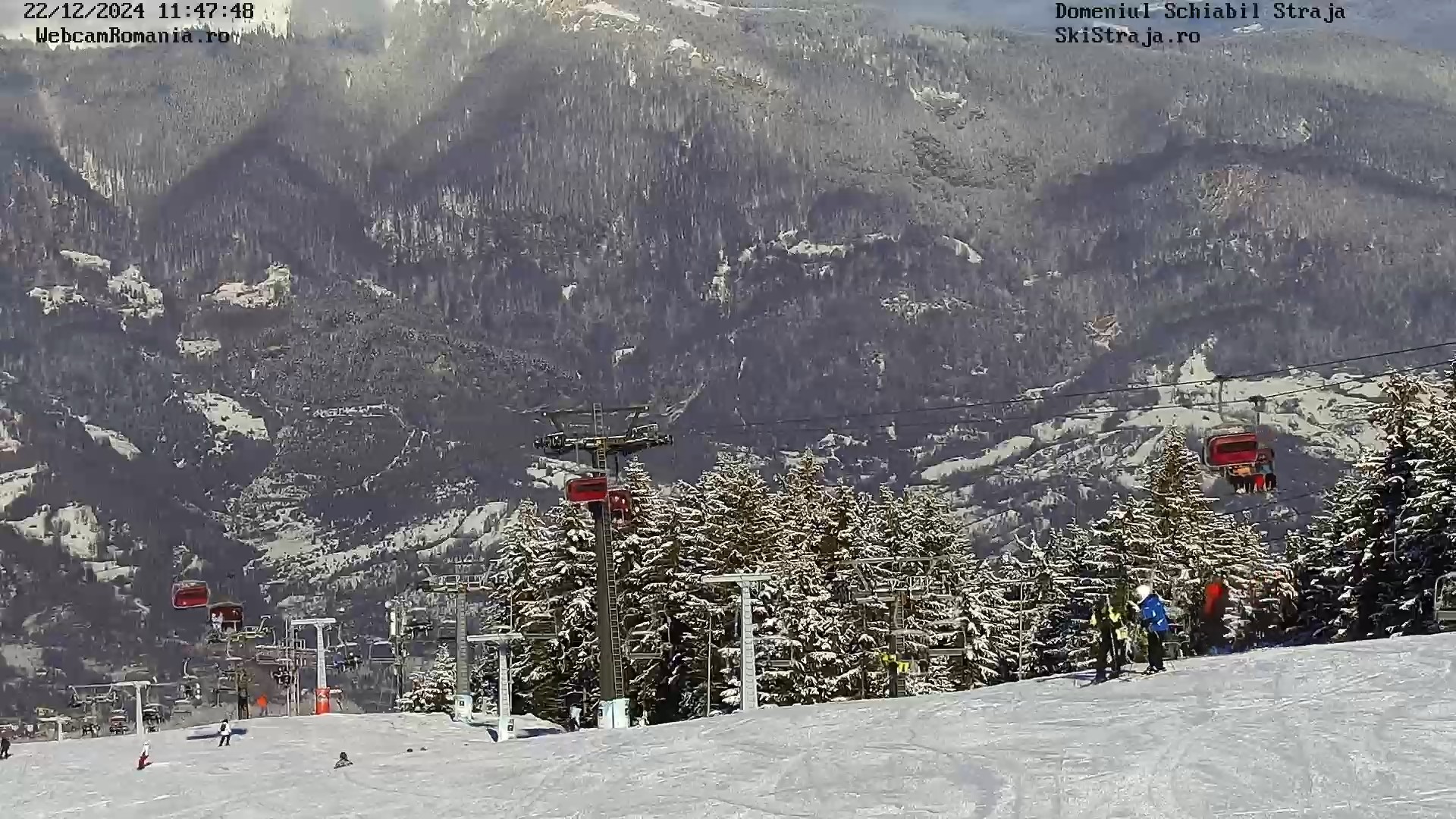 Webcam Partia Straja - Live Pârtie Schi Straja